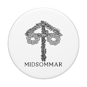 Midsummer Maypole Midsommar Festival Sweden Summer Solstice PopSockets Swappable PopGrip