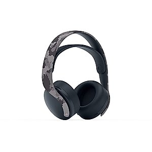 PlayStation Pulse 3D Wireless Headset for PS5, PS4, and PC - Gray Camouflage (Renewed)