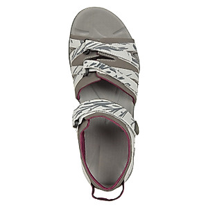 Mountain Warehouse Santorini Wide-Fit Womens Sandals Light Grey Womens Shoe Size 9 US