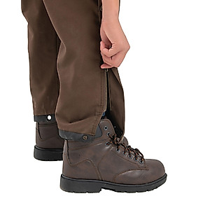 Berne Youth Softstone Insulated Bib Overall, X-Small Regular, Bark