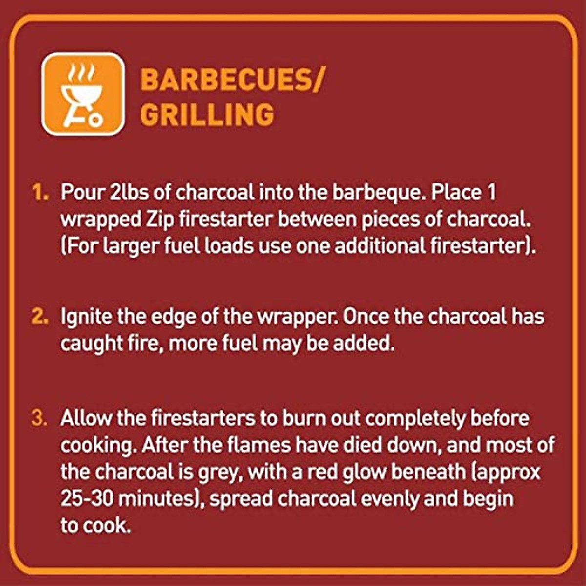 Zip 100537048 All Purpose Firestarter Cubes 16 Count, White Label