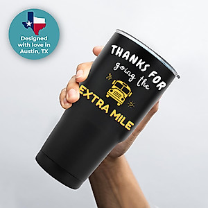 School Bus Driver Tumbler 30oz, Thoughtful and Unique Appreciation Gifts for Men, Bus Monitor Coffee Cup Thank You Presents for Him, Ideal Present Picks for Birthday, Retirement, Christmas, Gift Ready