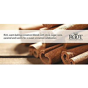 Root Candles Honeycomb Veriglass Scented Beeswax Blend Candle, Cinnamon Spice