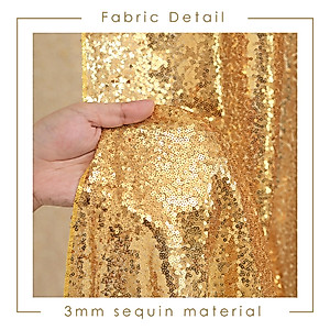 Sparkly Gold Sequin Tablecloth Rectangle Glitter Table Linen 60x102inch Wedding Sequin Tablecloth Decorations