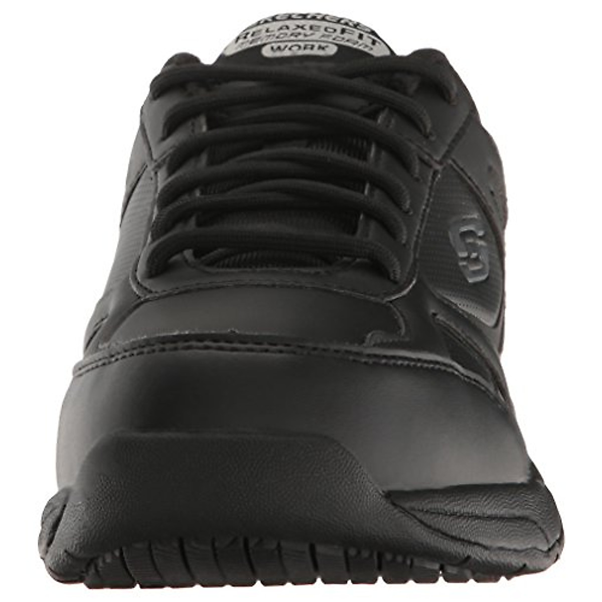 Skechers for Work Women's Dighton Bricelyn Wide Work Shoe, Black, 7.5 W US