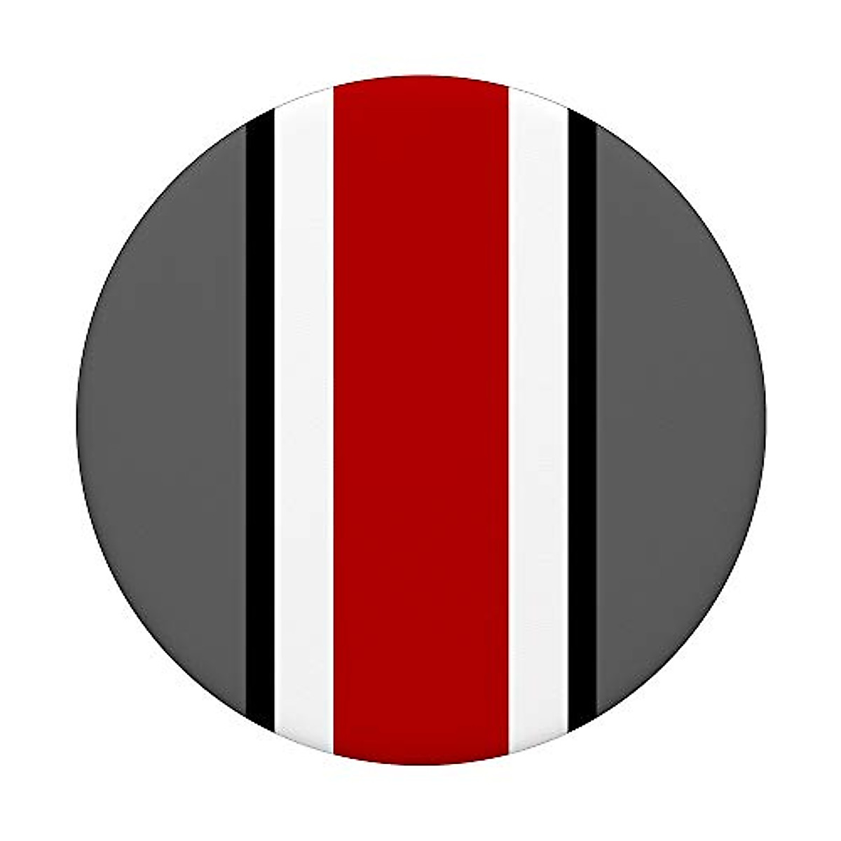 Ohio, Home State Pride, Red and Gray Striped PopSockets PopGrip: Swappable Grip for Phones & Tablets