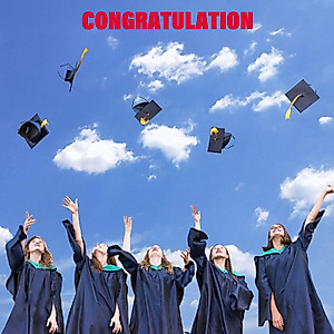 unibouti 2 Pack Graduation Cap Headband - Grad Cap Head Band Insert with Hook and Loop Sticker - Graduates Essential Hairband for Securing Graduation Hat