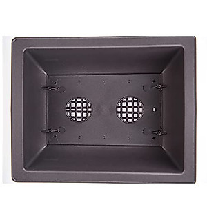 Bonsai Pots – 3pcs Bonsai Pot with Humidity Trays for Indoor Plants – Bonsai Pots with Drainage Tray and Built-In Mesh – Durable Plastic Bonsai Tree Pot with Irrigation Holes – 9"D x 6.7"W x 3"H