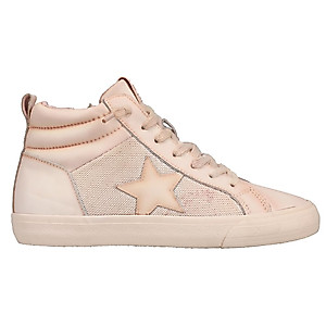 VINTAGE HAVANA Womens Serious 8 High Sneakers Shoes Casual - Beige - Size 7.5 M