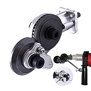 Electric Drill Shears Attachment Cutter Nibbler,Metal Nibbler Drill Attachment with Adapter, Electric Drill Shears, Metal Cutter Sheet Drill Attachment for Metal Cutting
