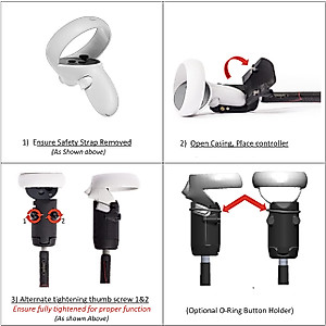 Virtual Reality Golf Club Controller Attachment | VR Swing | Compatible with Meta / Oculus Quest 2 (Right Hand)