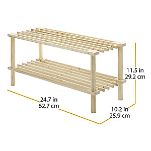 Whitmor Wood Household Shelves, Natural