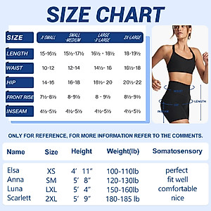 3 Pack High Waisted Biker Shorts for Women – 3"/ 5"/ 8" Black Workout Yoga Compression Novelty Shorts for Running