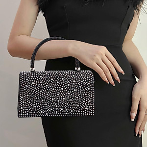 Naimo Crystal Clutch Purses for Women Evening Bag Glitter Rhinestone Handbag Wedding Cocktail Party Purse