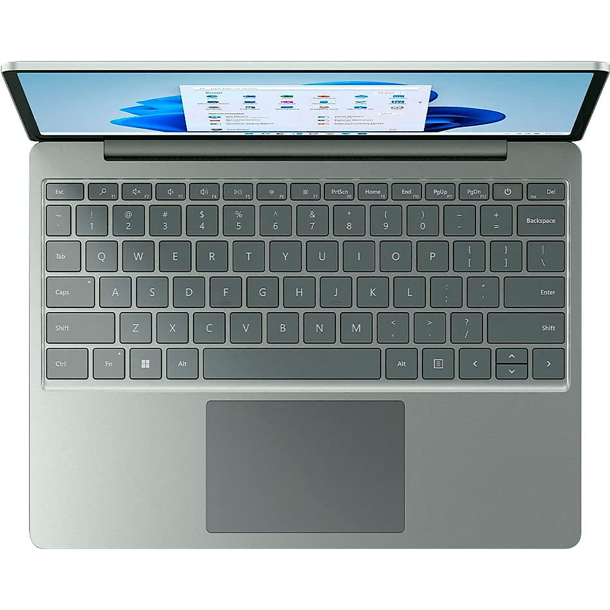 Microsoft Surface Laptop Go 2, Intel Core i5-1135G7, 8GB RAM, 256GB SSD, Iris Xe Graphics, 12.4" Touchscreen Display, Windows 10 Home S Mode Laptop Computer, KPT-00001, Sage (Renewed)