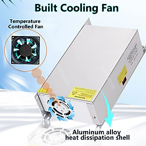 DC 12V 100A 1200W Switching Power Supply Adapter PSU AC-DC 12Volt Industrial Transformer Converter SMPS 110V/220V for Motor Pump LED Drive CCTV Security Camera Car Stereo and More 12V Device