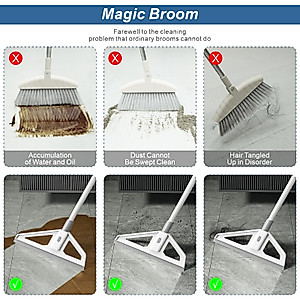 Magic Broom, Multifunction Sweeper Household Magic Broom Sweeper with Long Handles