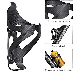 Super Light Cycling Carbon Fiber Bicycle Bottle Cage Cycling Water Bottle Holder