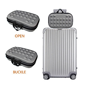 Sojoy 3 in 1 Gel Seat Cushion Portable Massage Travel Cushions with Memory Foam Gray…