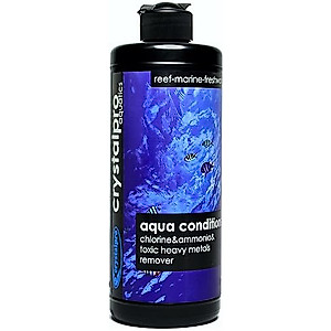 Crystalpro Aqua Conditioner 16.9 Oz - Treats 2650 Gallons Neutralizes Chlorine Ammonia In Tap Water - Additional Minerals To Reduce Stress - For All Aquariums Water Conditioner for Freshwater Aquarium
