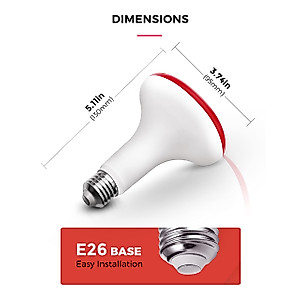 L LOHAS LED Christmas Flood Light Bulbs, [2 Pack], Red Green LED BR30 Flood Light Indoor 65W Equivalent, 11 Watt Colored Can Light Bulbs E26, for New Year, Home Lighting, Holiday Party Decoration