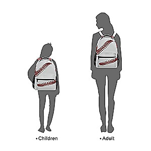 ZOEO Boys School Backpack Baseball Sport Bookbag Bag Hiking Travel Pack for Student 3th 4th 5th Grade Kids with Multiple Pockets Daypack