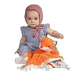 Manhattan Toy Fairytale Snuggle Fox Blankie Ultra-Soft Soothing Baby Lovey, 19" x 19"