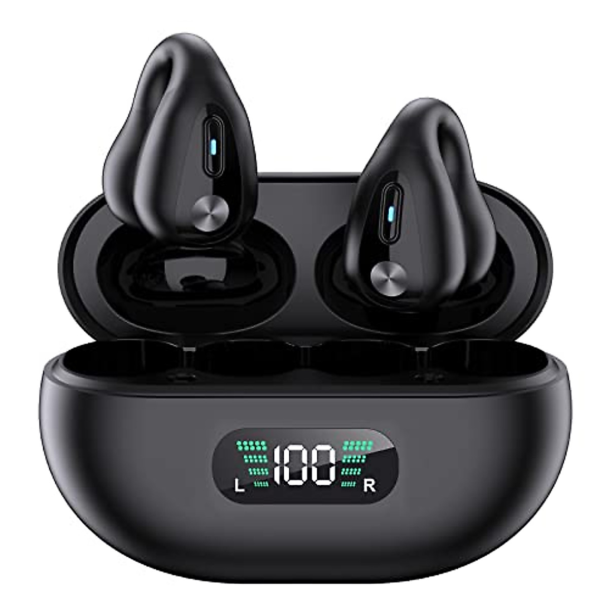 CARRYKING Bluetooth Earbuds YYK-1 Bluetooth Headset Wireless Charging Box Earbuds Stereo Surround Control Earbuds Ear Hook Wireless Bluetooth Sports Headset