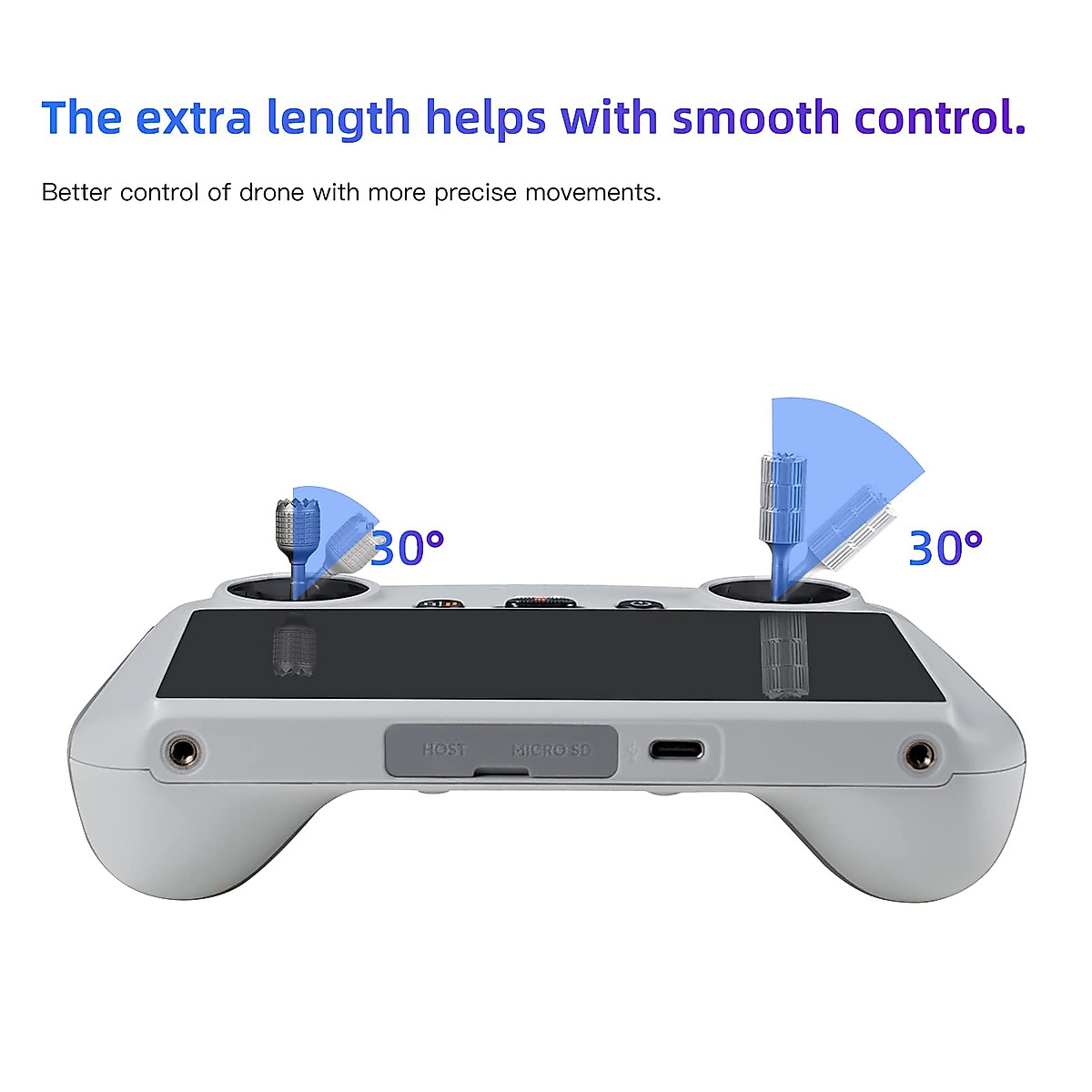 Remote Controller Extension Stick Thumb for DJI Air 2S /Mavic Mini 2/Mavic Air 2 /Mini 3 Pro/Mavic 3/ Smart Controller (Mini 3 pro)