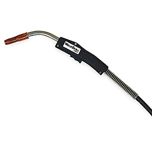 MIG Gun, 250 A, Wire 0.045 in, for Miller