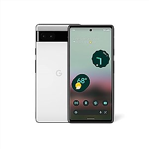 Google Pixel 6a - 5G Android Phone - Unlocked Smartphone with 12 Megapixel Camera and 24-Hour Battery - Chalk