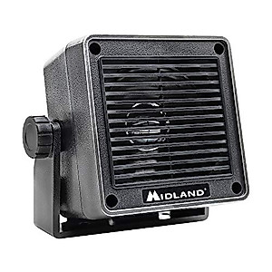 Midland – 21-404C Retro External Speaker – Compatible with CB and MicroMobile Radios – 6 Watts of Power with Swivel Base Bracket