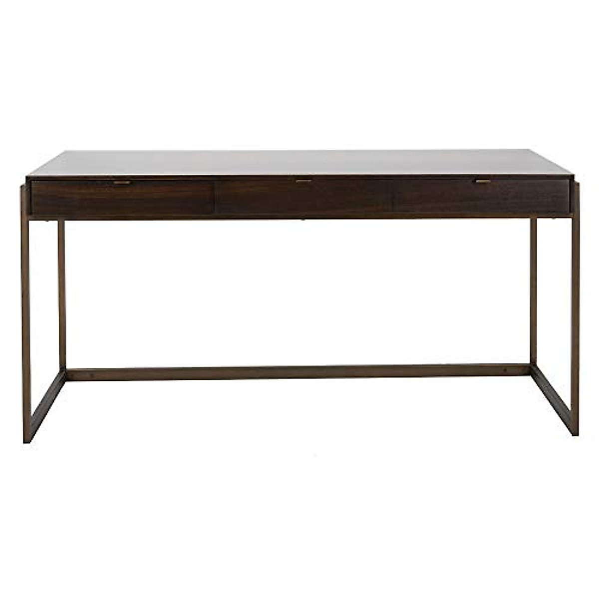 Safavieh Couture Collection Genevieve Smoked Eucalyptus 3-Drawer Writing Desk