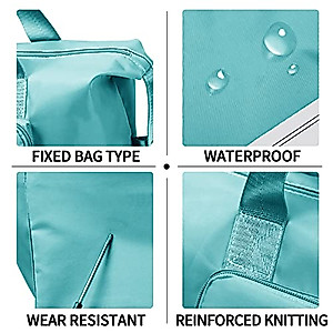 Large Capacity Travel Duffel Tote Bag with Dry Wet Separation Pocket, Waterproof Shoulder Weekender Bag for Women and Men，Foldable and Expandable Bag Lightweight and Easy Carry on