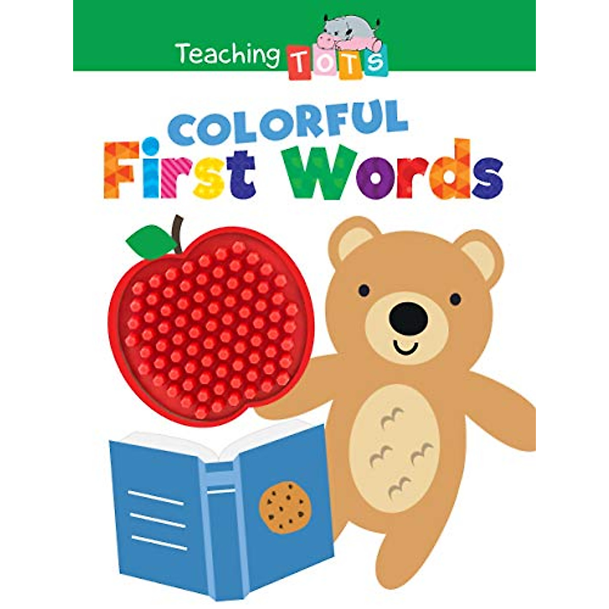 Colorful First Words - Silicone Touch and Feel Board Book - Sensory Board Book