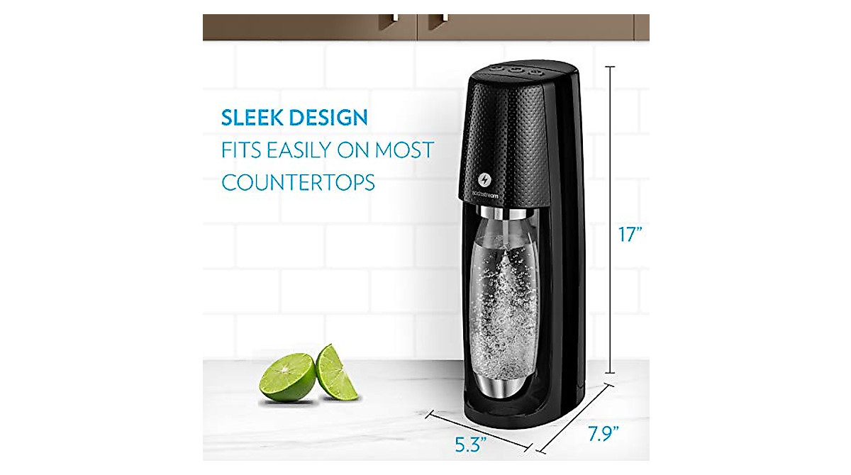 SodaStream Fizzi One Touch Sparkling Water Maker – Effortless Fizz