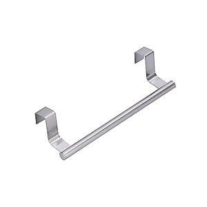Towel Rack, Kitchen Towel Holder Towel Hanger Towel Bar Over Kitchen Cabinet Cupboard Doors(23.5cm)