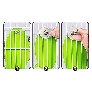 Pet Bird Cuttlebone Holder, Parakeet Cockatiel Budgies and Lovebird Standing Parrot Cuttlebone Holder