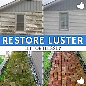 High Pressure Power Washer for Garden & Car Cleaning - 2-in-1 High Presure Cleaning Tool Adjustable Portable, Jet Nozzle for Garden Hose, Metal High Pressure Washer Gun Garden Sprinkle (30cm)