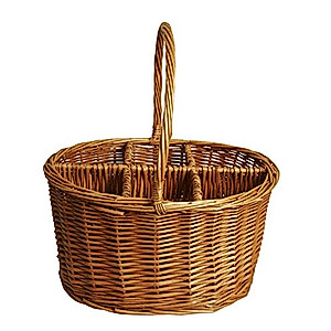 Wald Imports Brown Willow Wine/Beverage Storage Basket