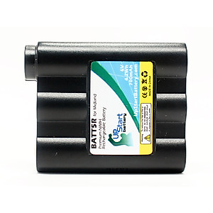 2 Pack - Replacement for Midland GXT900 Battery - Compatible with Midland BATT-5R Two-Way Radio Battery (700mAh 6V NI-MH)