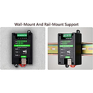 USB to RS485/422 Converter Onboard FT232RL and SP485EEN Chip, Industrial Isolated Adapter with Multiple Protection, Up To 1.2km Transmit Distance Linux, Android, WinCE, Win11/10/8.1/8/7/XP, Etc