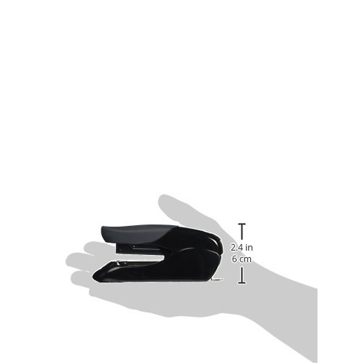 Max USA Easy Grip Heavy Duty Desk Stapler (HD-50F Black)