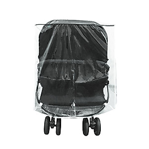 Universal Waterproof Twins Baby Pushchair Rain Cover Side by Side Double Pushchair dust Proof Cover Baby Carriage Pram Accessories Stroller Raincover
