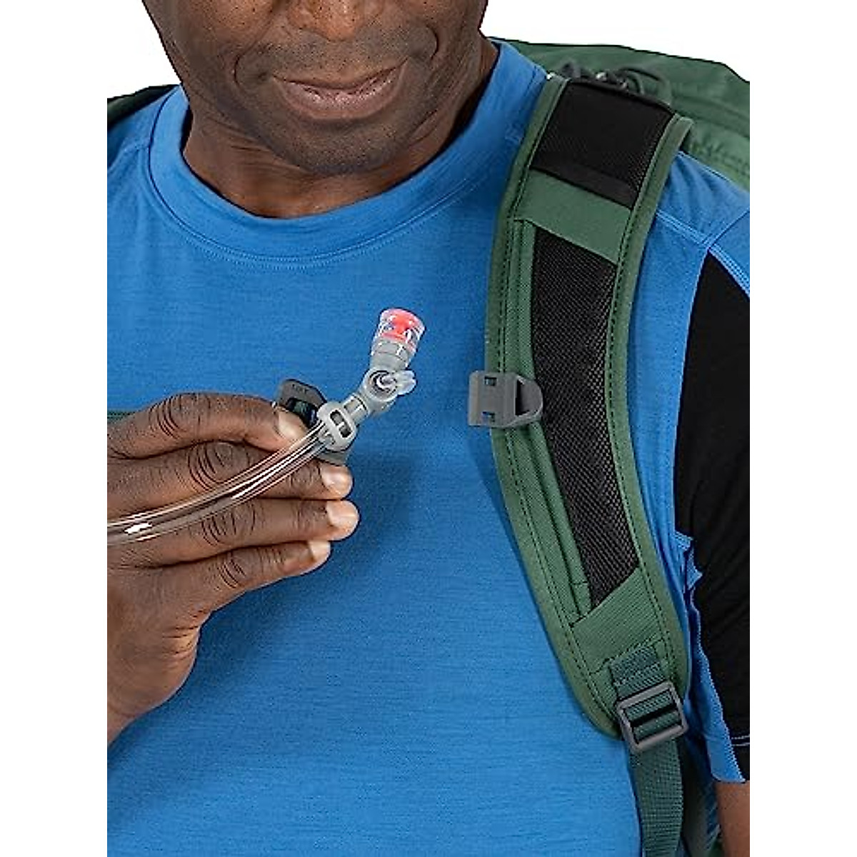 Osprey Skarab 30L Men's Hiking Backpack with Hydraulics Reservoir, Tundra Green, One Size