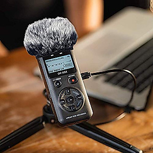 YOUSHARES DR05X Windscreen Muff for Tascam DR-05X DR-05 Portable Recorders, DR05X Mic Deadcat Windshield Windscreen Artificial Fur Wind Screen
