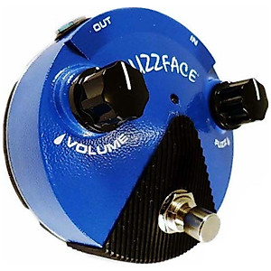 Dunlop FFM1 SILICON FUZZ FACE MINI Pedal w/ 9V Power Supply and Patch Cable