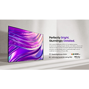 Hisense 65U8H QLED U8H Series Quantum 4K ULED Mini-LED 65-Inch Class Google Smart TV with Alexa Compatibility, Quantum Dot, 1500-nit HDR10+, Black