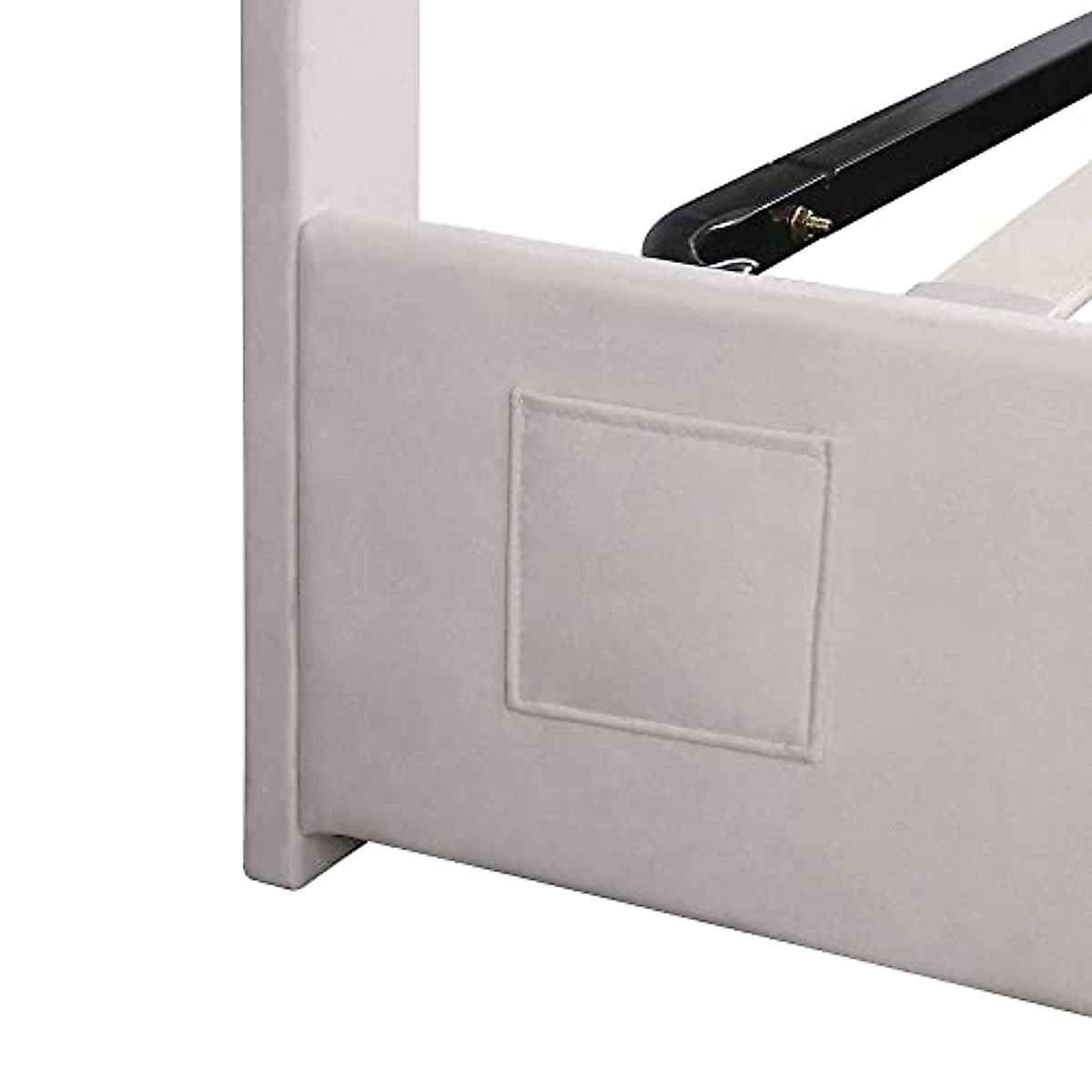 ATY Full Size Platform Bed with LED Light, Upholstered Bedframe w/Bluetooth Player, USB Charging and Hydraulic Storage, Save Space Design, Multifuctional, for Bedroom, Guestroom, Hotel, Beige