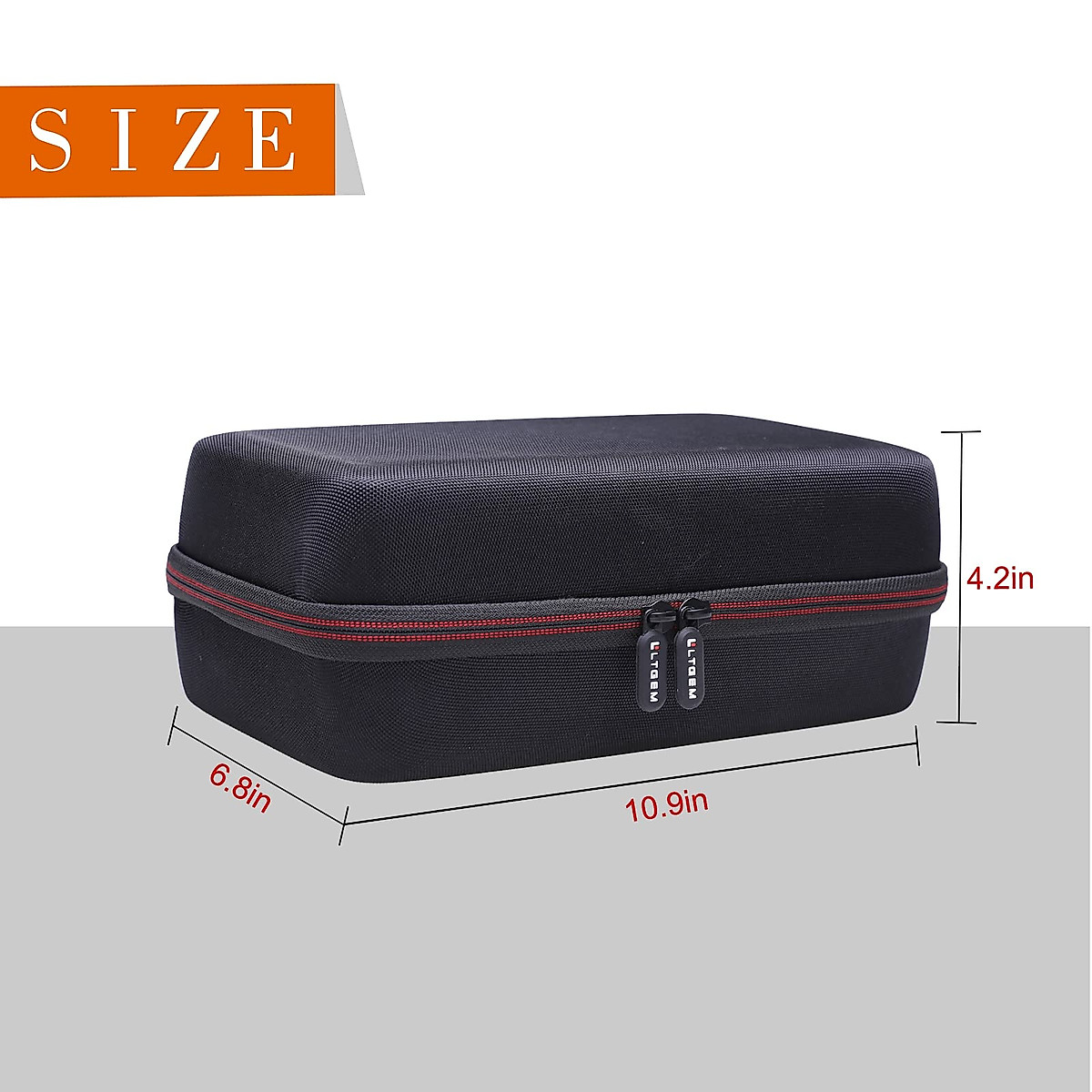 L LTGEM EVA Hard Storage Case for MAONO Audio Interface with DJ Mixer and Sound Card - Travel Protective Carrying Bag